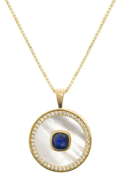 FREYA ROSE Mother Of Pearl Necklace - Sapphire