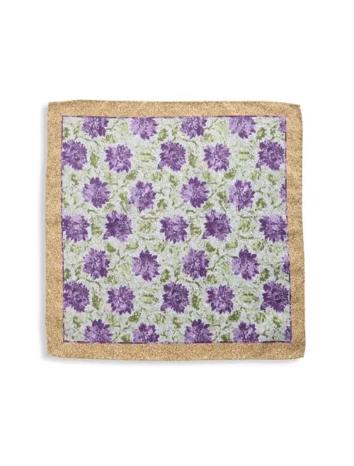 SYNRGY BY DXL Big & Tall Tonal Floral Pocket Square