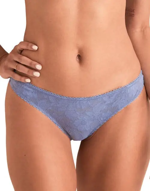 ADORE ME Delany Thong Panties - Medium Blue