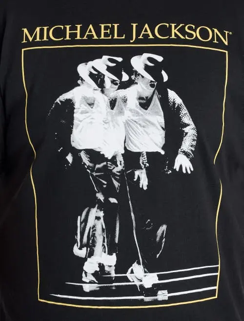 TRUE NATION BY DXL Big & Tall Michael Jackson Graphic T-shirt