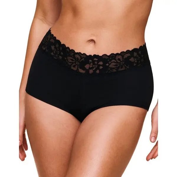 ADORE ME Leondre Shortie Panties - Black