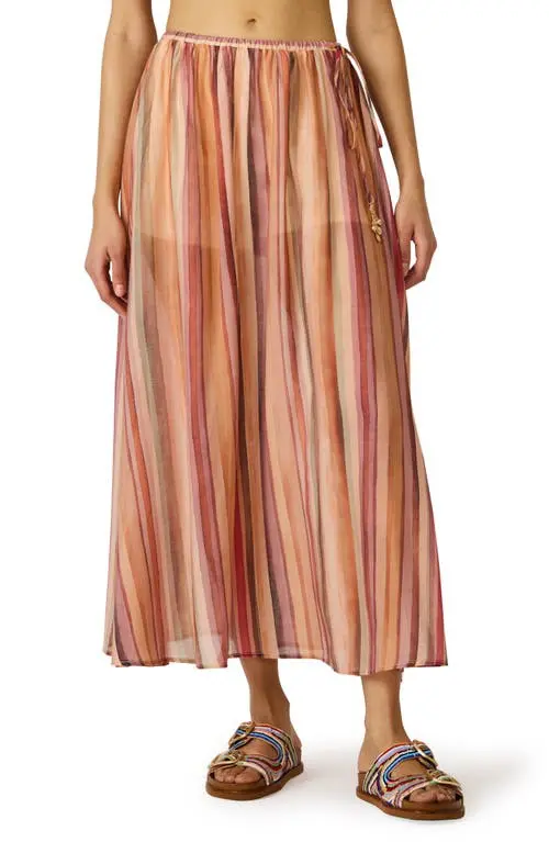 Steve Madden Shilloh Stripe Midi Skirt