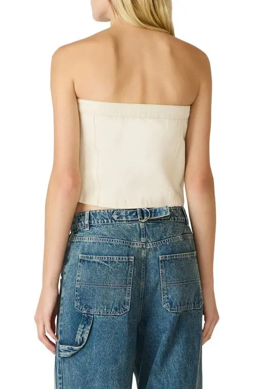 Steve Madden Rietta Strapless Denim Top