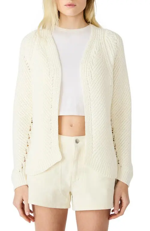 Steve Madden Opal Open Front Cardigan