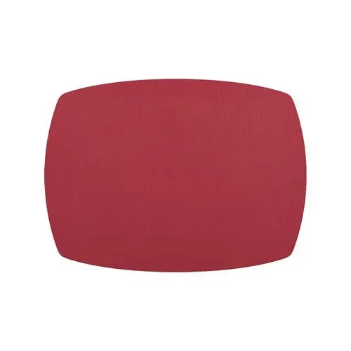 FRIELING Davanti Mattola Placemats Set Of 6, Rectangle Plus - Earth Red
