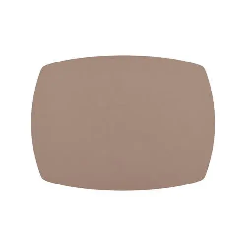 FRIELING Davanti Mattola Placemats Set Of 6, Rectangle Plus - Taupe