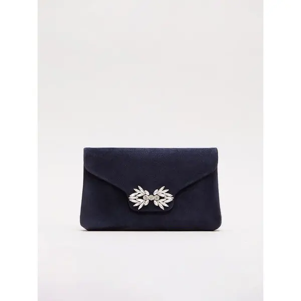 PHASE EIGHT Sparkle Clutch Bag - Navy