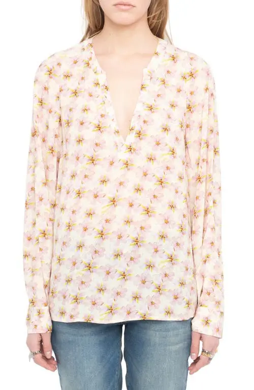 Zadig&Voltaire Floral Popover Top