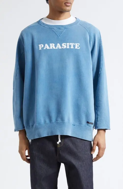 UNDERCOVERISM Parasite Distressed Cotton Sweatshirt