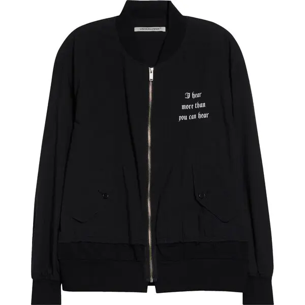 UNDERCOVERISM Graphic Cotton Bomber Jacket