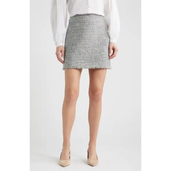 Hugo Boss Vatoni Tweed Miniskirt