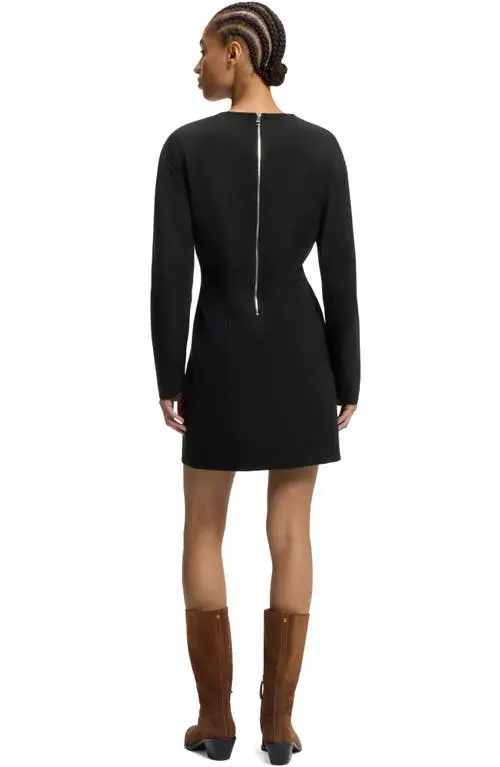 Hugo Boss Dalerina Shaped Long Sleeve Minidress