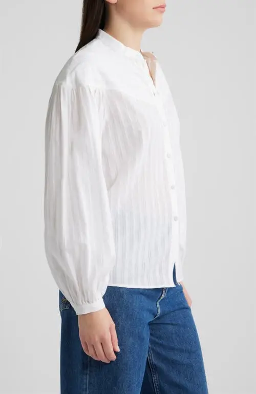 BOSS Orange Bilmant Embroidered Stripe Button-up Shirt