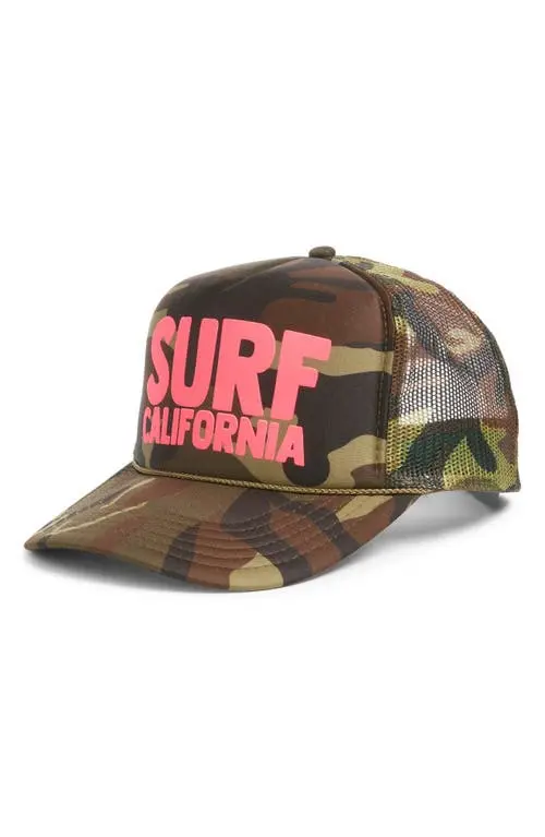 FRIDAY FEELIN’ Surf California Trucker Hat - Camo