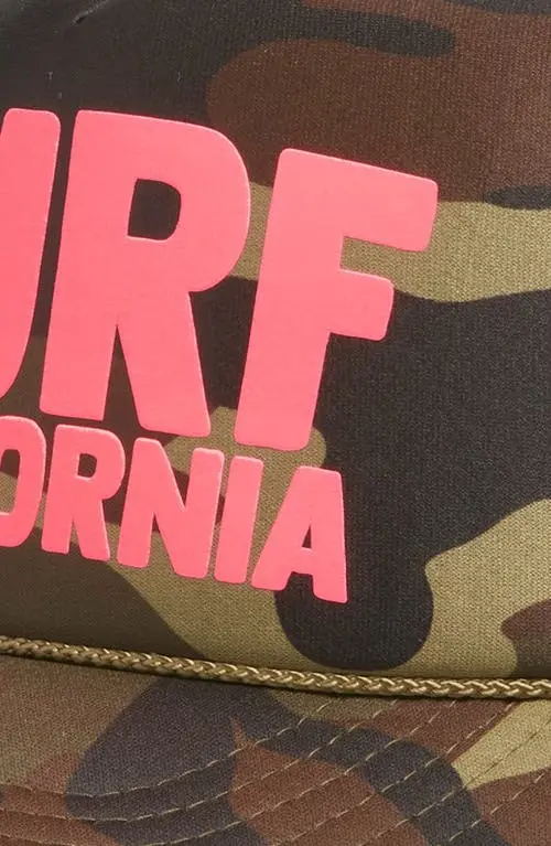 FRIDAY FEELIN’ Surf California Trucker Hat - Camo