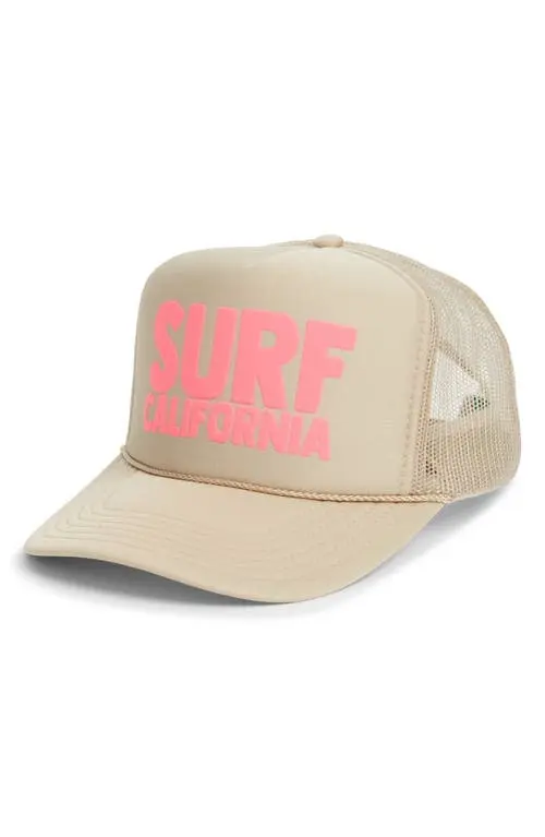 FRIDAY FEELIN’ Surf California Trucker Hat - Tan