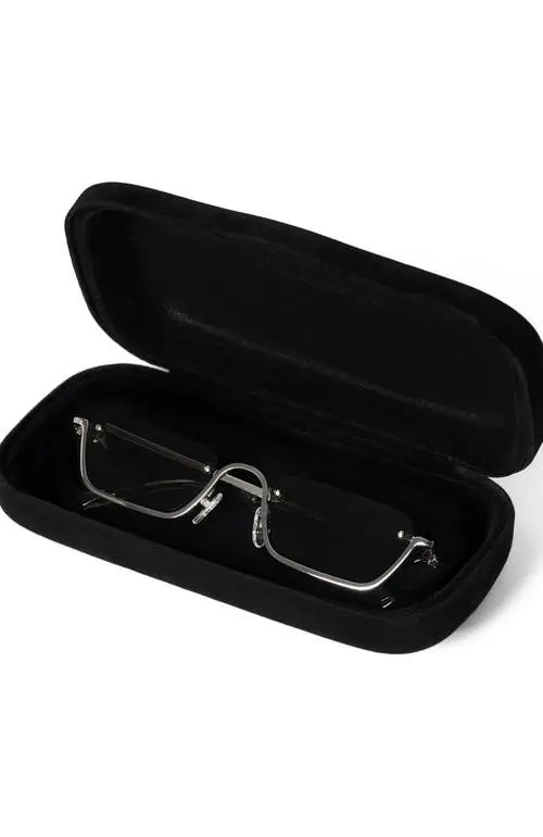 Manière De Voir Kai Rectangle Rimless Sunglasses