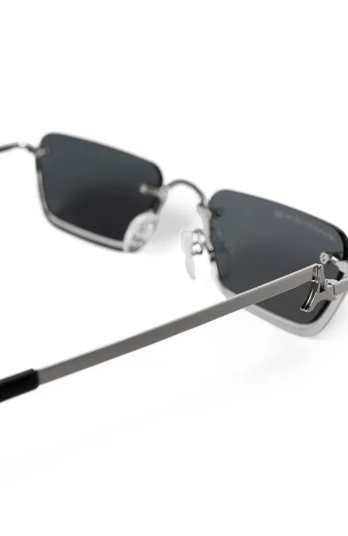 Manière De Voir Kai Rectangle Rimless Sunglasses