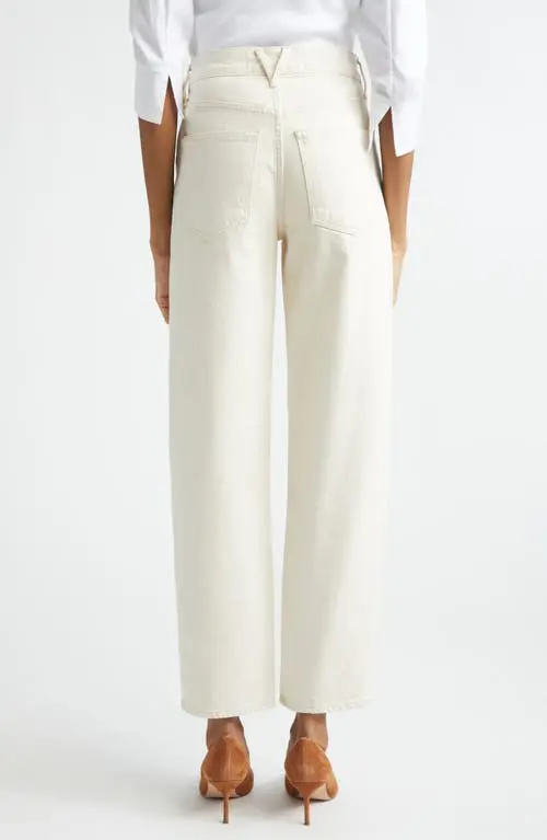Veronica Beard Harley Arc Leg Jeans - Ecru
