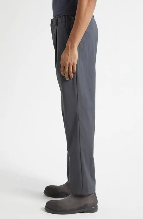 Herno Regular Fit Tech Merino Trousers - Iron