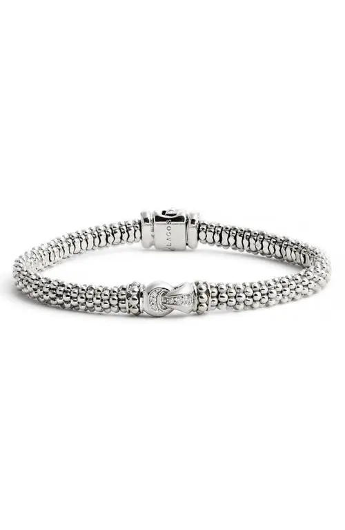 Lagos Diamond & Caviar Rope Bracelet
