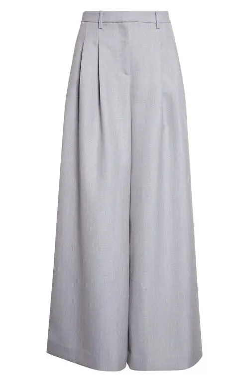 TWP Avery Wool Wide Leg Pants - Halogen Blue