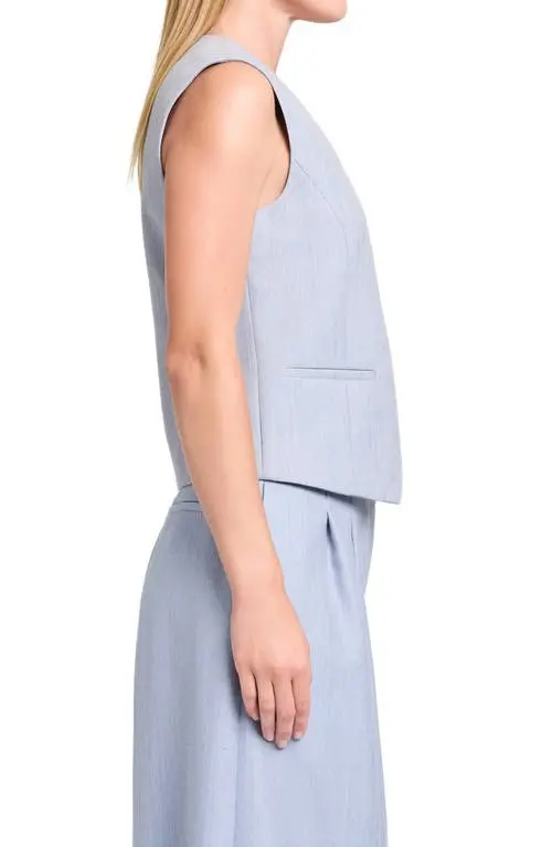 TWP Avery Wool Wide Leg Pants - Halogen Blue