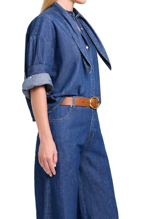 TWP Tie Nonstretch Denim Shirt