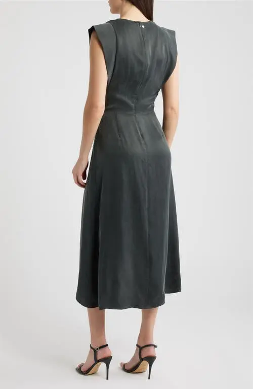 Hugo Boss Dratty Draped Midi Dress