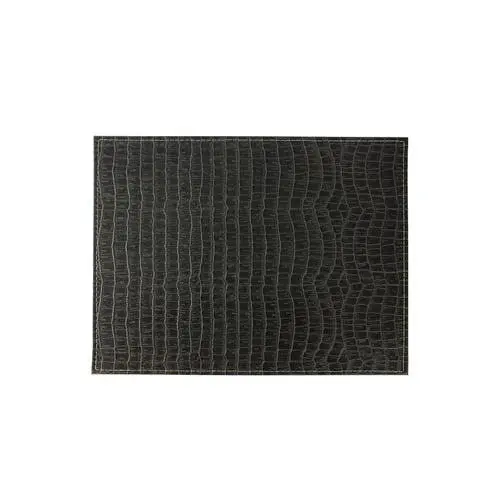FRIELING Davanti Crocodile Placemats Set Of 6 - Black