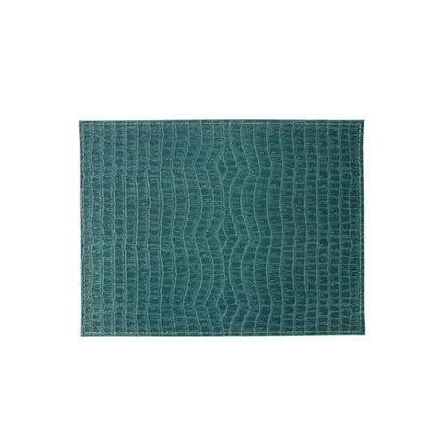 FRIELING Davanti Crocodile Placemats Set Of 6 - Petrol