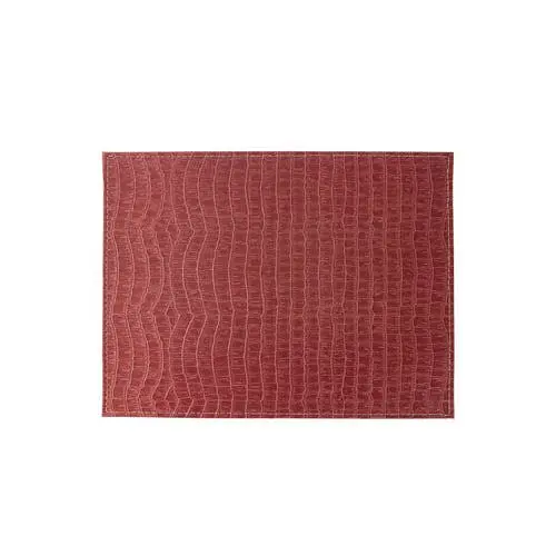 FRIELING Davanti Crocodile Placemats Set Of 6 - Red