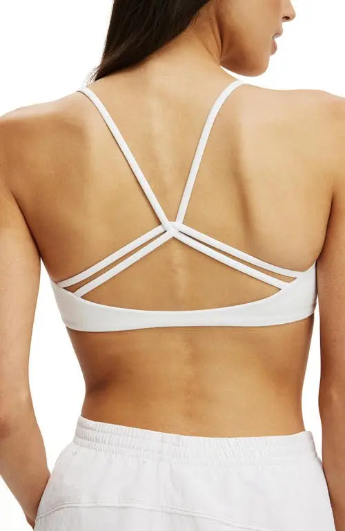 BODY Active Ultra Soft Scoop V Crop - White