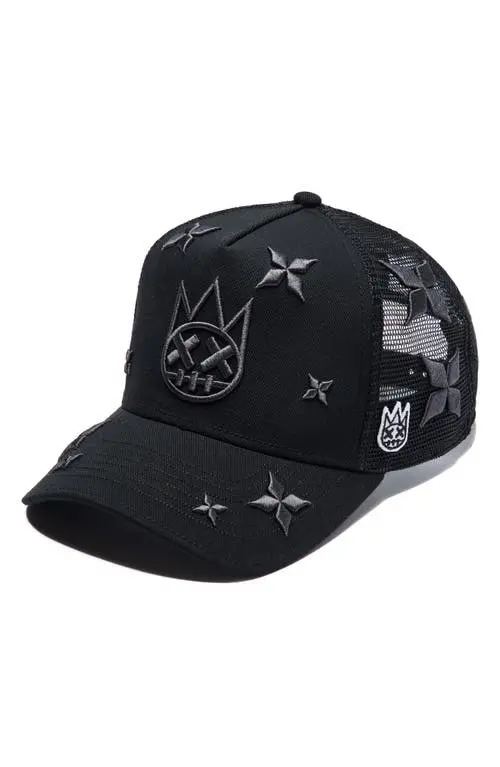CULT OF INDIVIDUALITY Shimuchan Logo Trucker Hat - Black