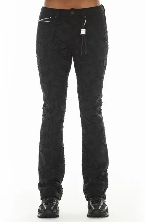 CULT OF INDIVIDUALITY Lenny 603 Bootcut Jeans With Floral