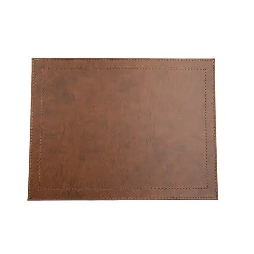 FRIELING Davanti Classic Luxe Placemats Set Of 6 - Brown Marble
