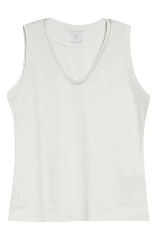 Eleventy Trimmed Knit Tank
