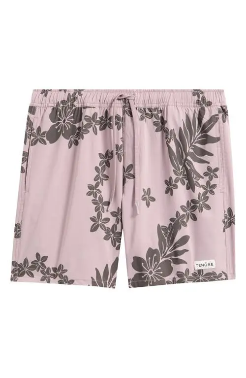 TENŌRE Printed Day Board Shorts - Zinc