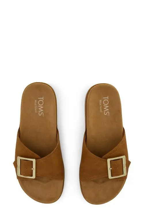Toms Marin Slide Sandal - Medium Brown
