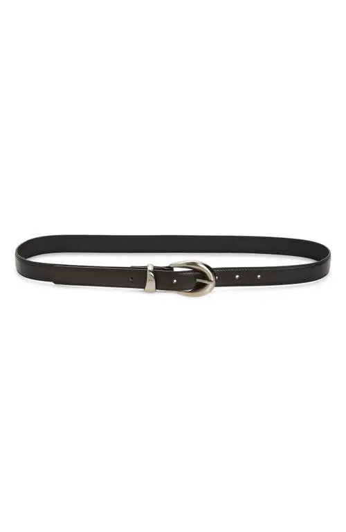 Treasure & Bond Maria Leather Belt - Black