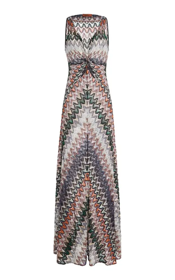 Missoni Metallic-knit Maxi Dress - Multi