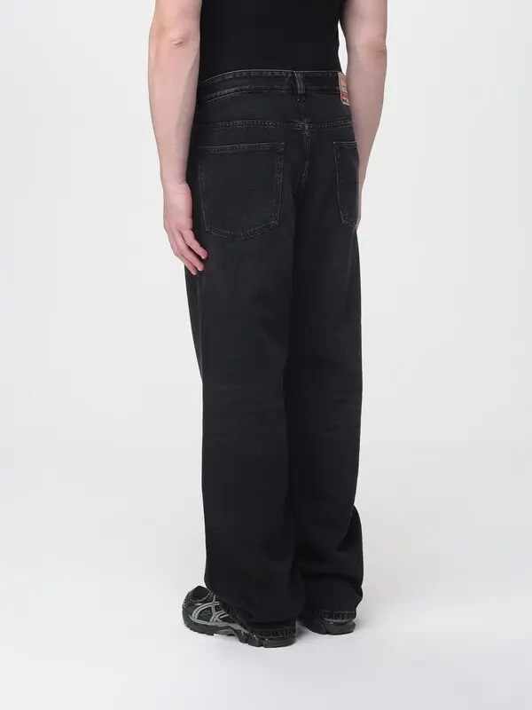 DIESEL® D-macro Wide Leg Jeans In Denim