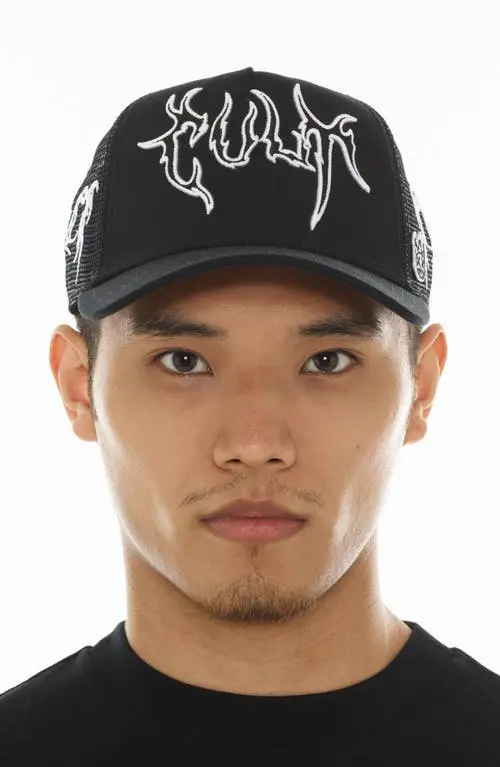 CULT OF INDIVIDUALITY Raven Logo Trucker Hat