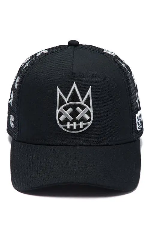 CULT OF INDIVIDUALITY Shimuchan Logo Embroidered Trucker Hat - Black