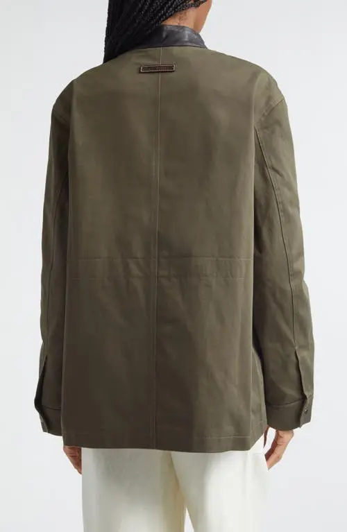 WALES BONNER Vision Cotton Field Jacket - Olive/black