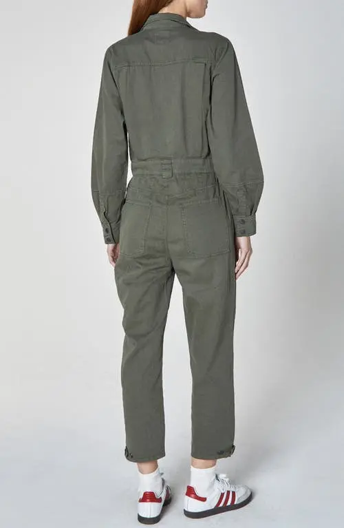 UNPUBLISHED Janna Long Sleeve Cotton Utility Jumpsuit