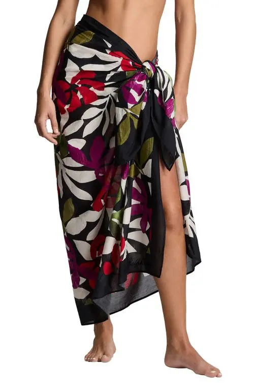 Ralph Lauren Border Print Cover-up Pareo - Multi