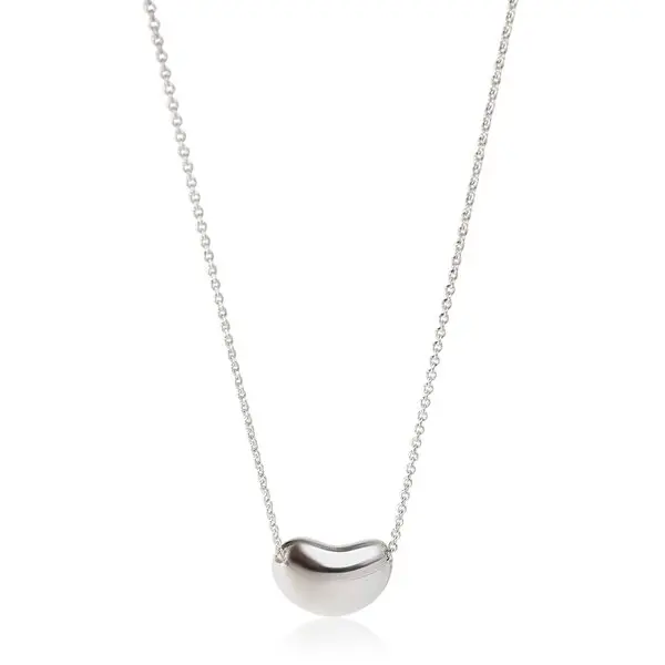 Tiffany & Co. Sterling Silver Elsa Peretti Bean Pendant Necklace - Sterling_silver