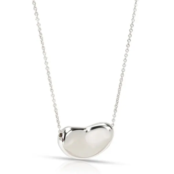 Tiffany & Co. Sterling Silver Elsa Peretti Bean Pendant Necklace - Sterling_silver