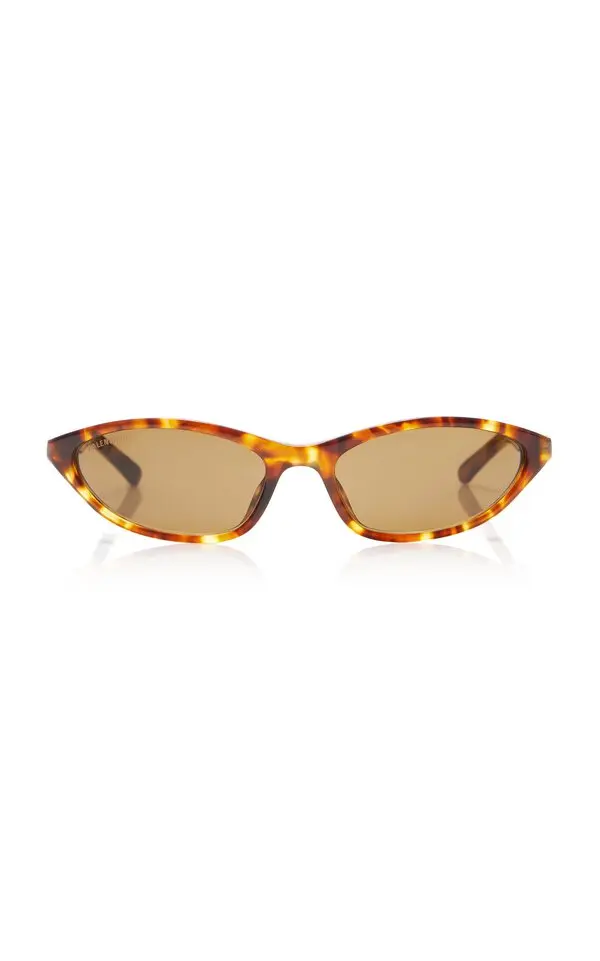 Balenciaga Neo Cay-eye Acetate Sunglasses - Brown